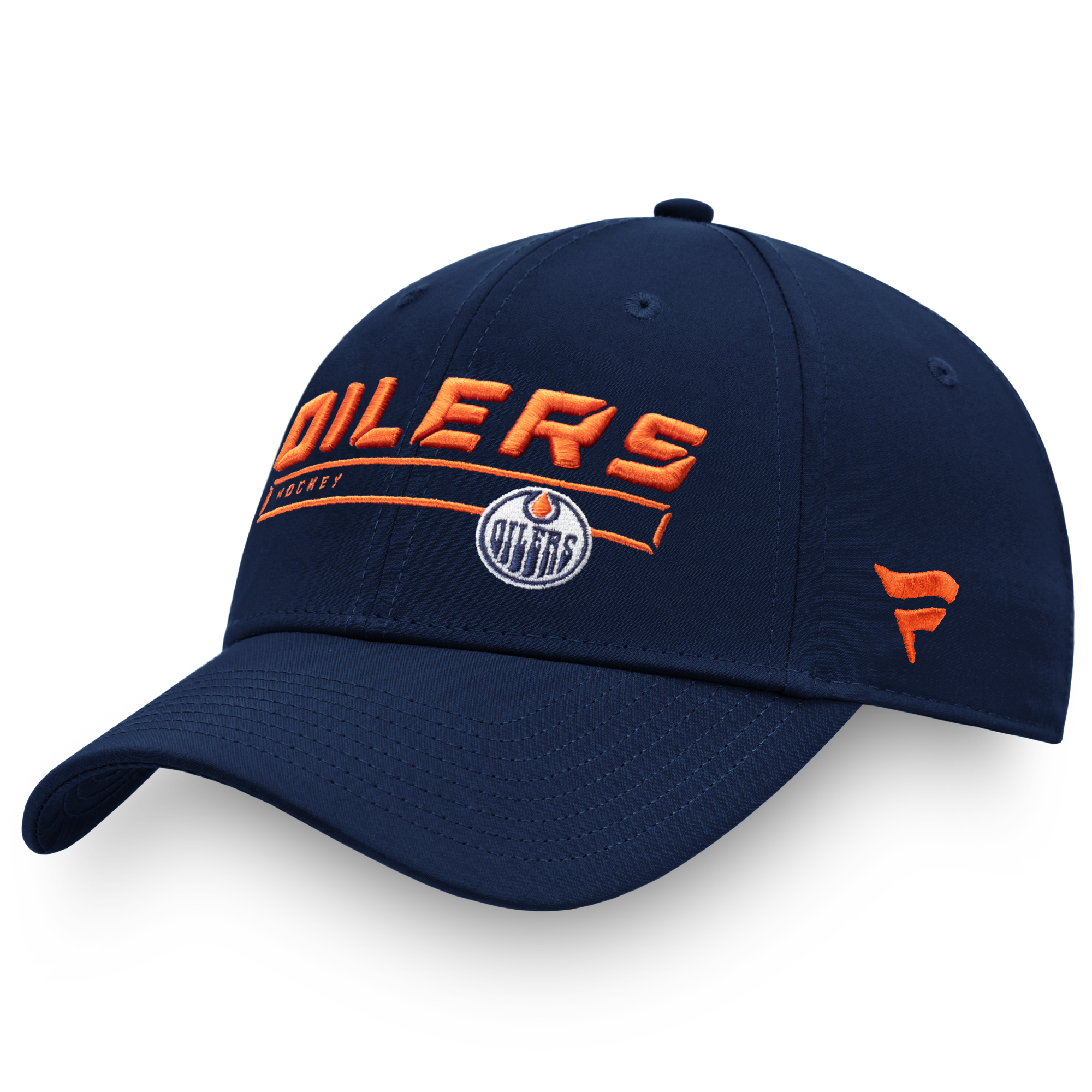 Men's Edmonton Oilers Authentic Pro Rinkside Structured Adjustable Cap ...