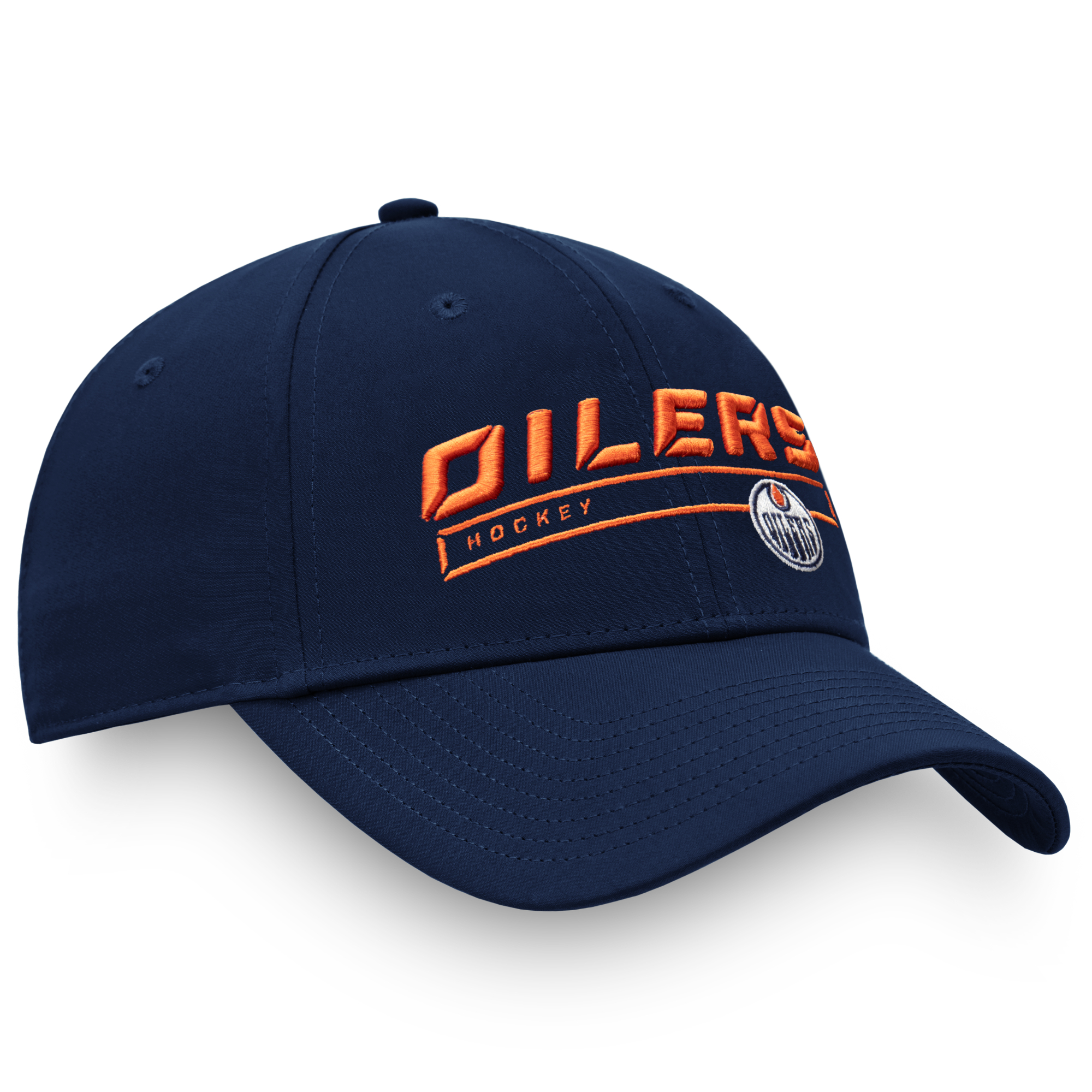Men's Edmonton Oilers Authentic Pro Rinkside Structured Adjustable Cap ...