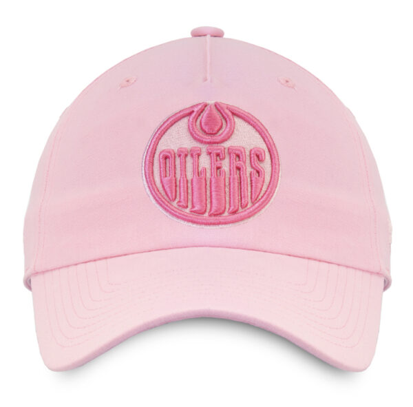 Women's Edmonton Oilers Fanatics Pink Adjustable Hat - Sports Closet