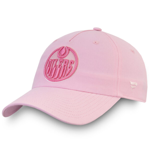 Women's Edmonton Oilers Fanatics Pink Adjustable Hat - Sports Closet