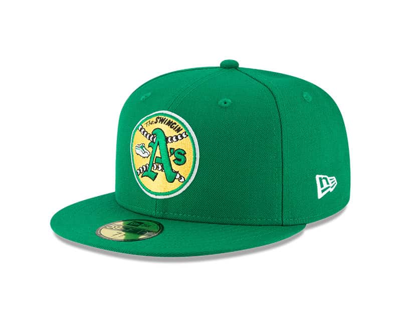 Men’s Oakland Athletics New Era Green Cooperstown Collection Wool ...