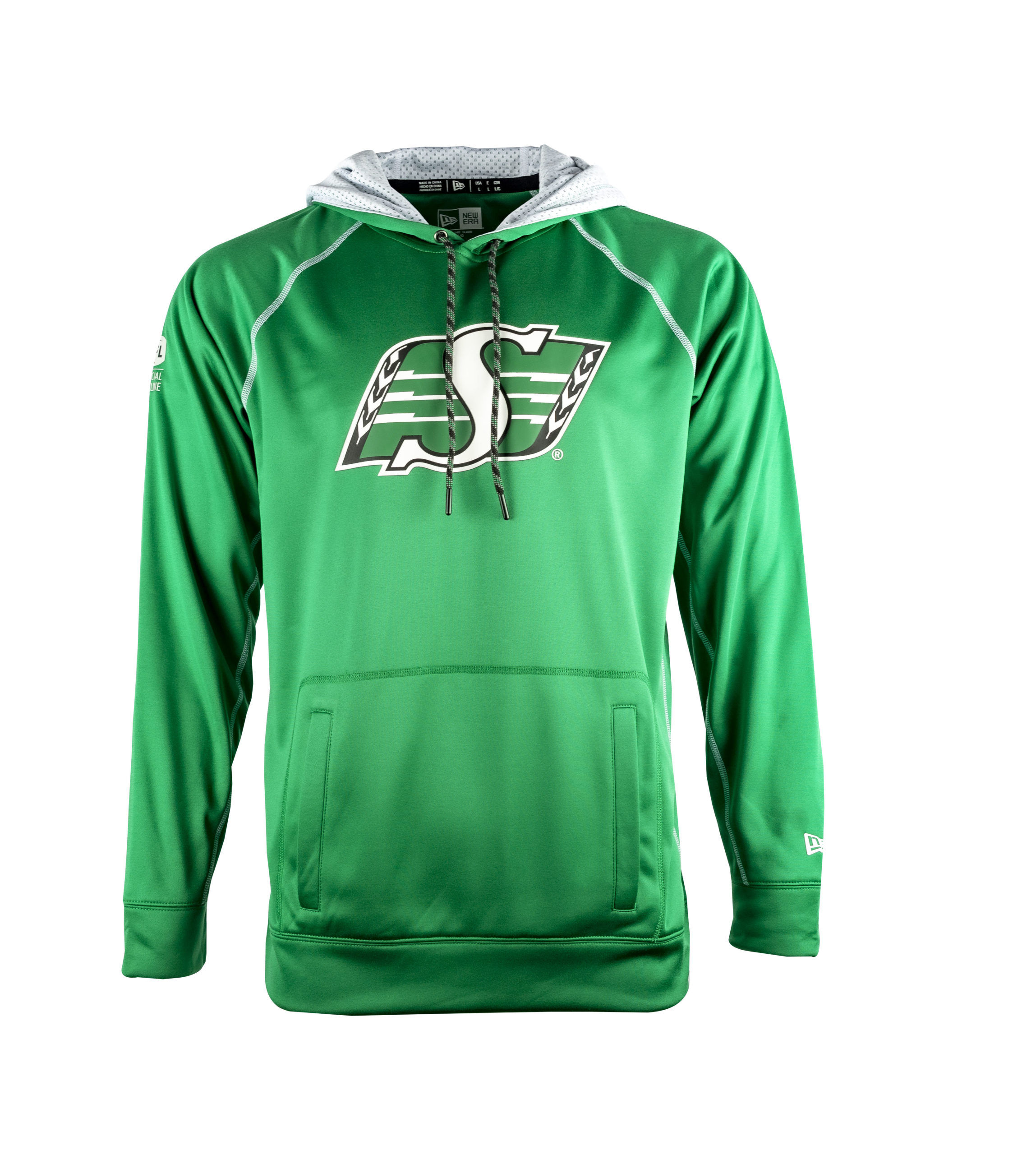 Men's Saskatchewan Roughriders New Era Green Sprinter Sideline Hoodie ...