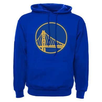 Mens Golden State Warriors 47 Brand Blue Imprint Headline Hoodie