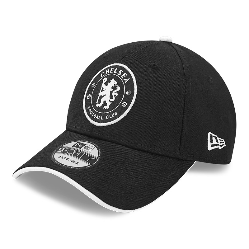 Chelsea New Era Black 9FORTY Adjustable Hat - Sports Closet