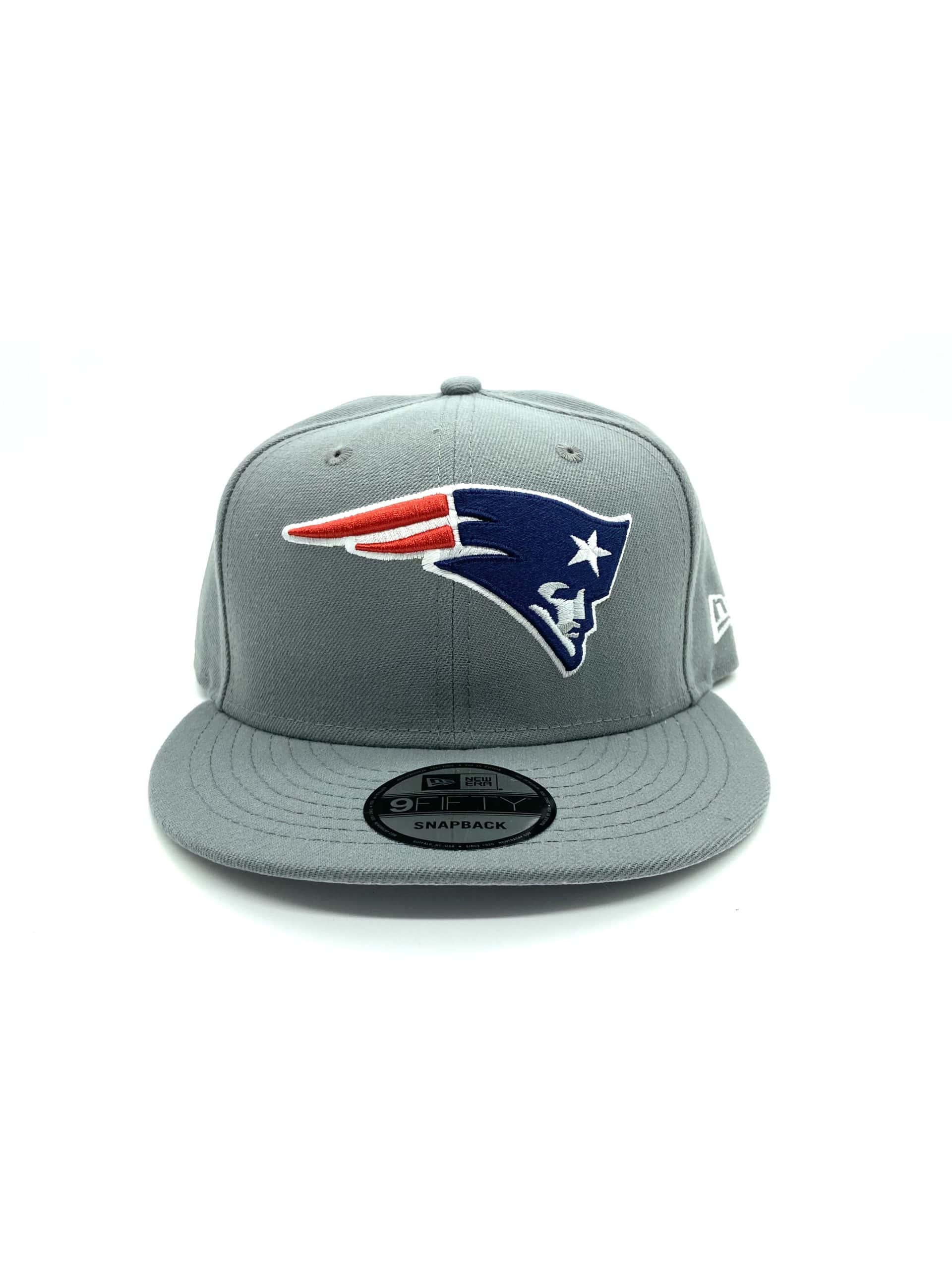 New England Patriots New Era Basic 9FIFTY Grey Snapback Hat - Sports Closet