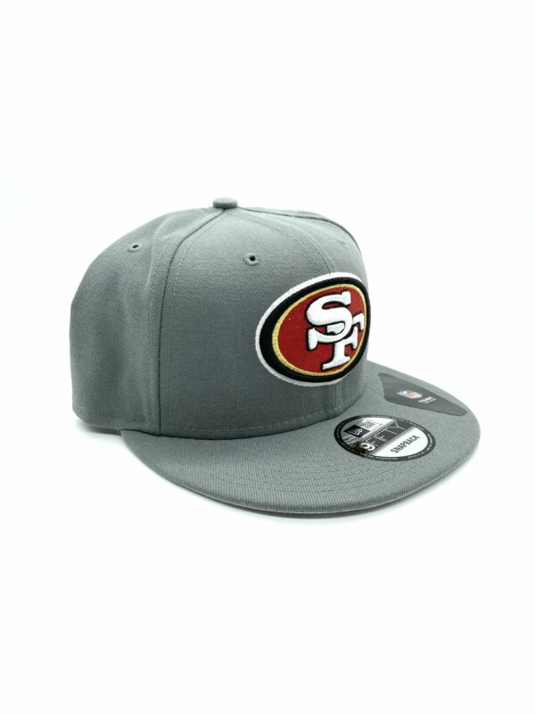 San Francisco 49ers New Era Basic 9FIFTY Grey Snapback Hat - Sports Closet