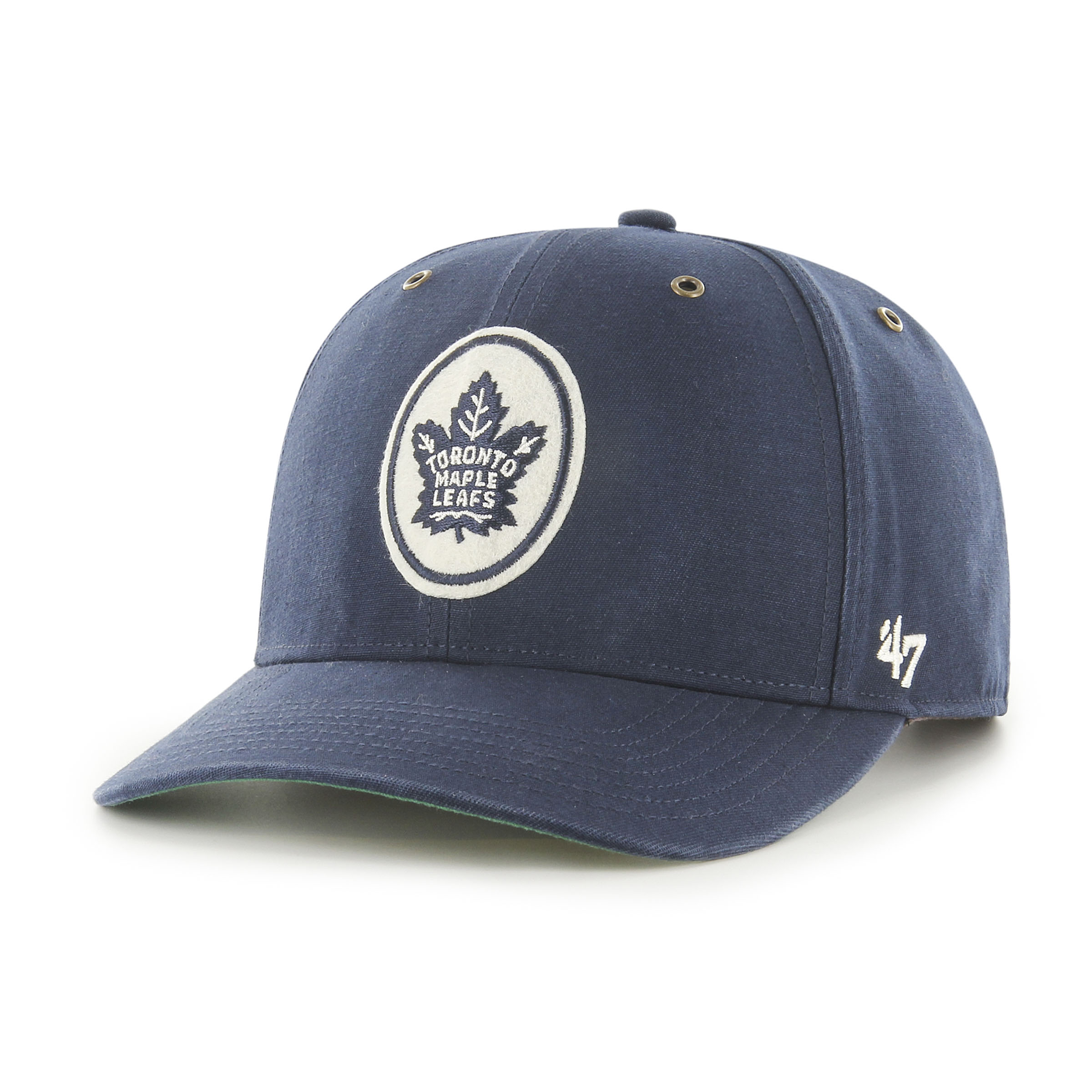 Toronto Maple Leafs '47 Brand Back Track Midfield Navy - Adjustable Hat ...