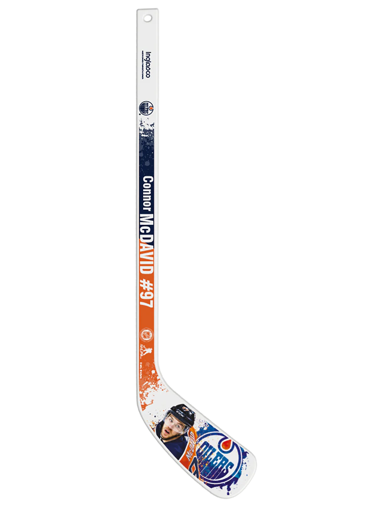 Edmonton Oilers Connor McDavid Plastic Player Mini Stick - Sports Closet