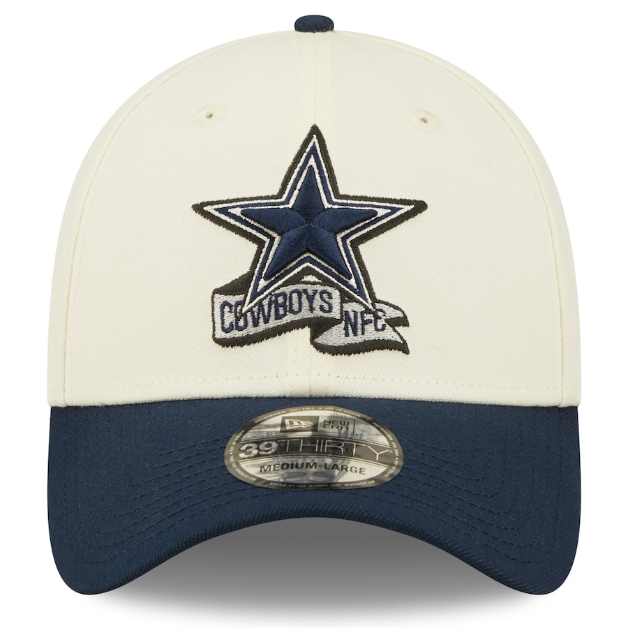 Dallas Cowboys New Era 2022 NFL Sideline Official 39THIRTY 2-Tone Flex ...