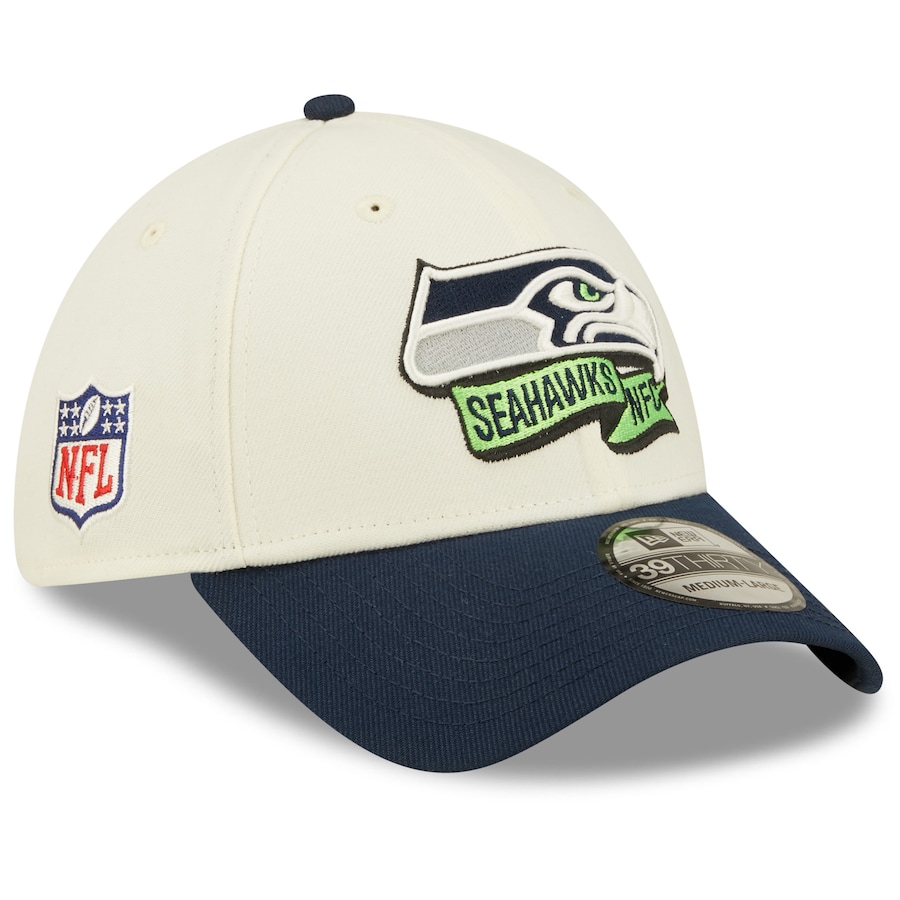 Seattle Seahawks New Era 2022 NFL Sideline Official 39THIRTY 2-Tone ...