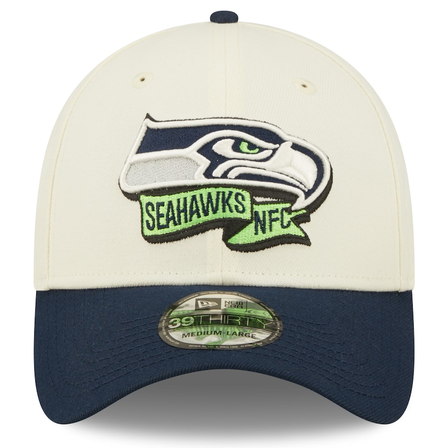 Seattle Seahawks New Era 2022 NFL Sideline Official 39THIRTY 2-Tone ...