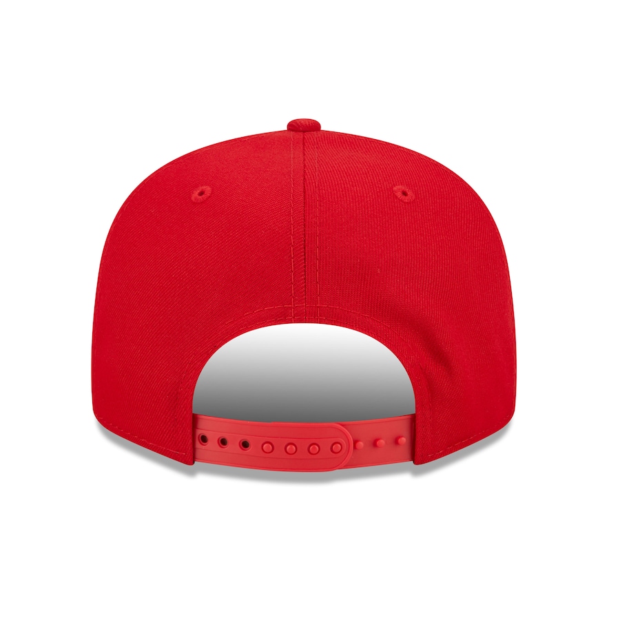 San Francisco 49ers New Era Script 9FIFTY Snapback Hat - Scarlet ...