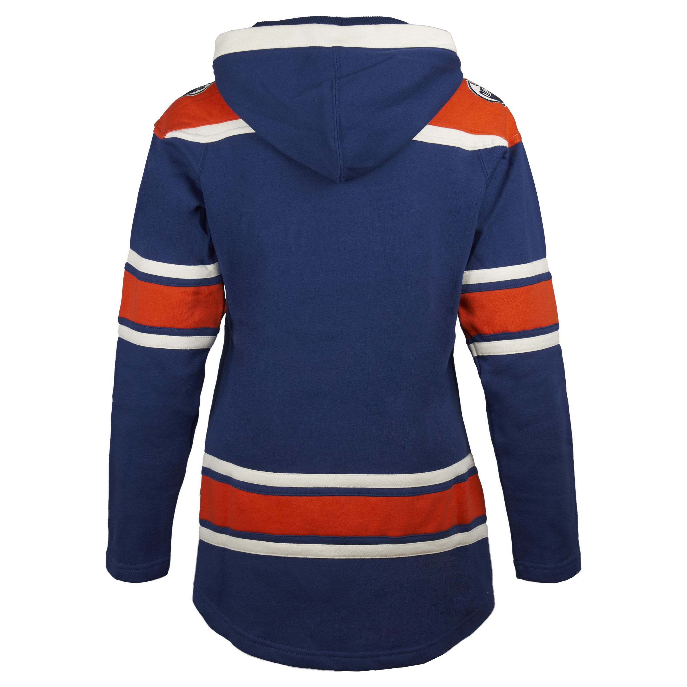 Women's Edmonton Oilers '47 Brand Royal Blue Lacer Fleece Hoodie ...