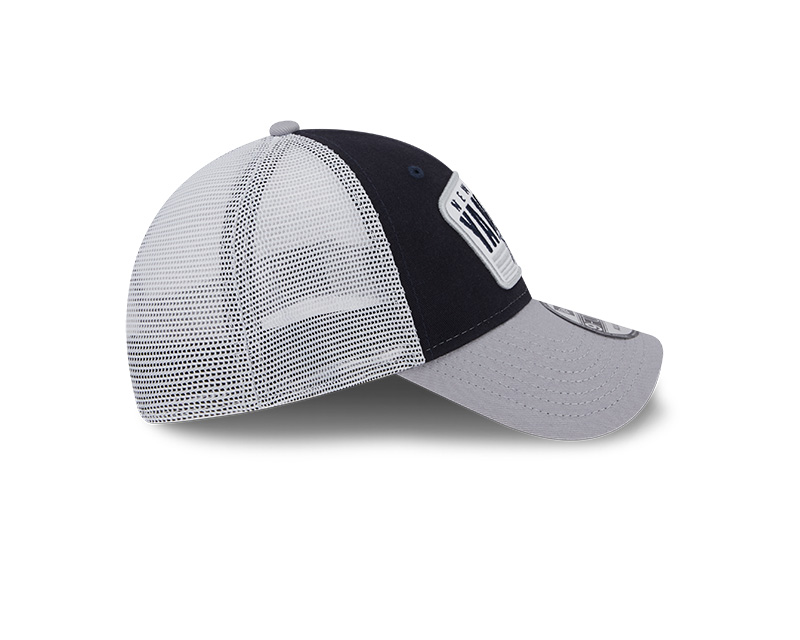 New York Yankees New Era Navy/Grey Patch E1 9FORTY Adjustable Trucker ...