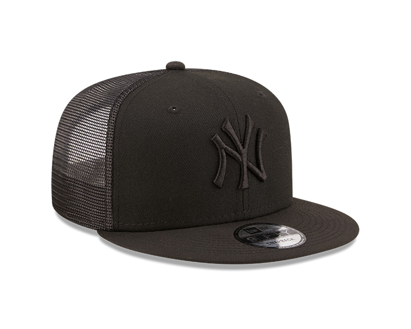 New York Yankees New Era Classic Trucker C1 9FIFTY Snapback Hat - Black ...