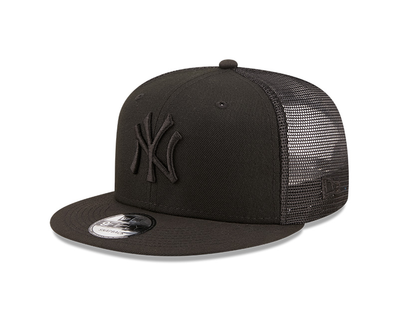 New York Yankees New Era Classic Trucker C1 9FIFTY Snapback Hat - Black ...
