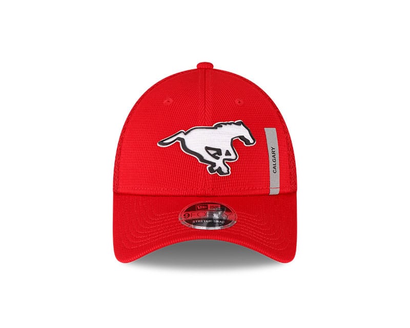 Calgary Stampeders New Era 2023 Official Sideline 9FORTY Stretch Snap ...