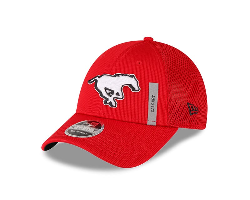 Calgary Stampeders New Era 2023 Official Sideline 9FORTY Stretch Snap ...