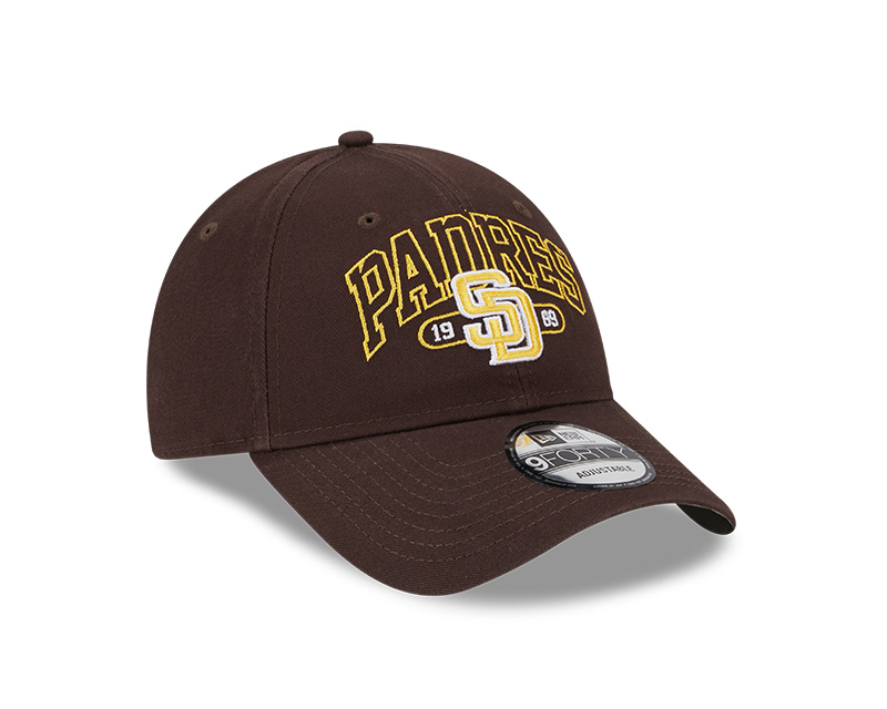 San Diego Padres New Era Outline E3 9FORTY Adjustable Trucker Hat ...