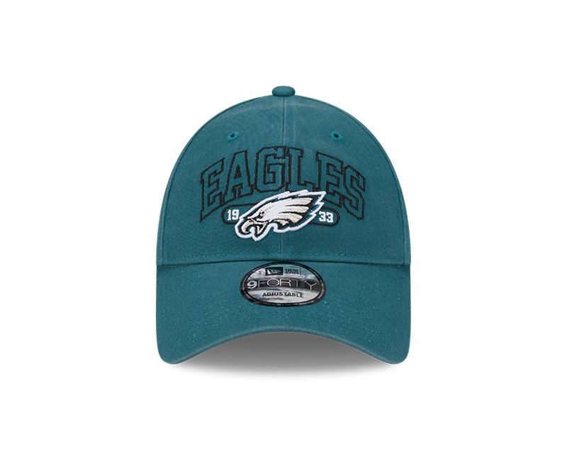 Philadelphia Eagles New Era Outline E3 9FORTY Adjustable Trucker Hat ...