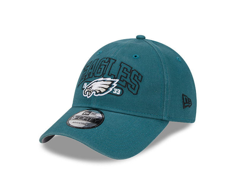 Philadelphia Eagles New Era Outline E3 9FORTY Adjustable Trucker Hat ...