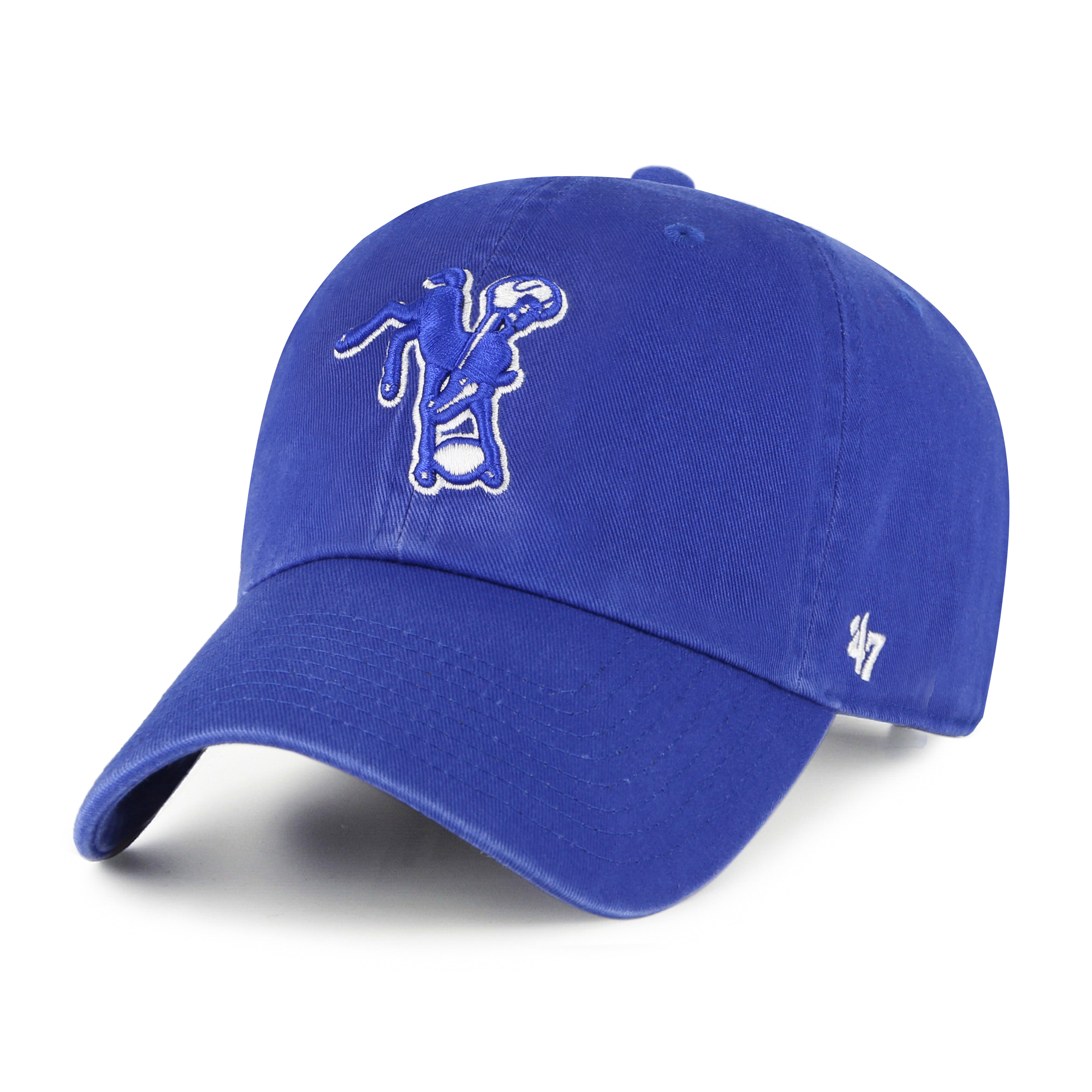 Indianapolis Colts ’47 Brand Vintage Blue Clean Up Adjustable Hat ...