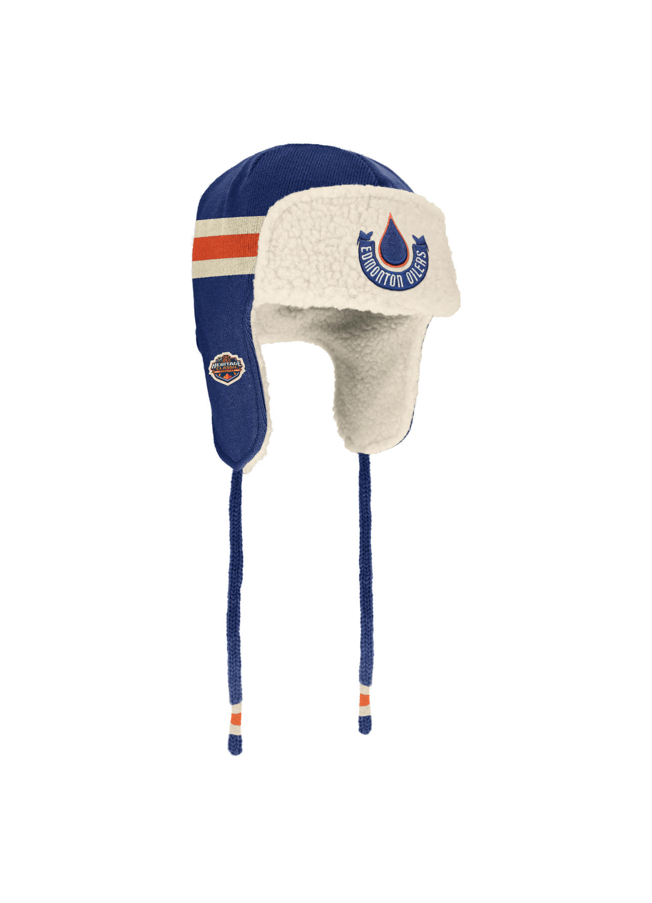 Edmonton Oilers Fanatics 2023 Heritage Classic Cuffed Trapper Knit ...