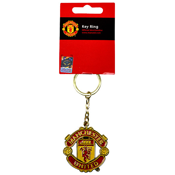 Manchester United Crest Keychain - Sports Closet