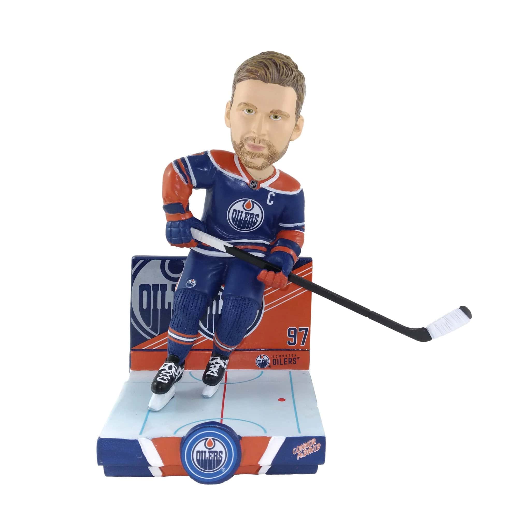 Edmonton Oilers Connor McDavid Bobblehead Figurine - Sports Closet