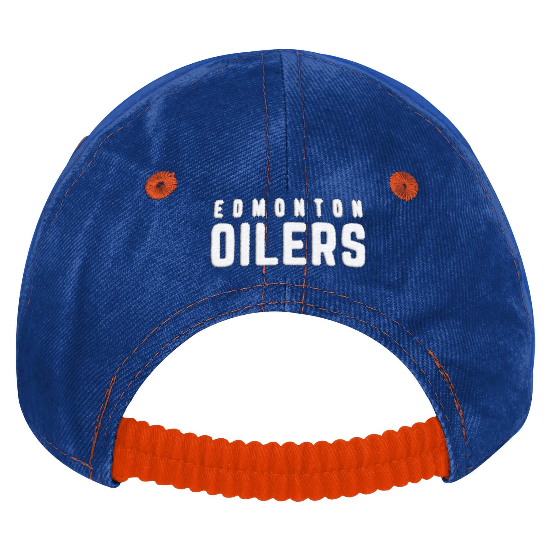 Infant Edmonton Oilers Sun Drenched Slouch Cap - Sports Closet