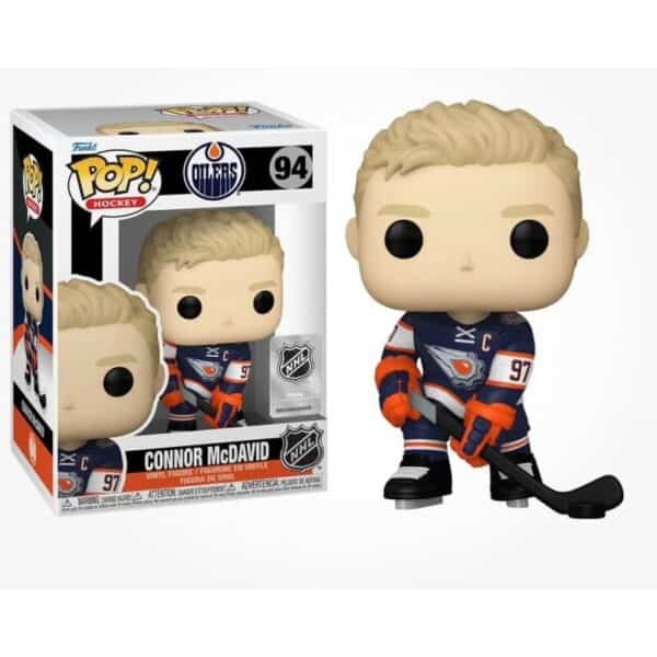 Edmonton Oilers Connor McDavid Reverse Retro Funko Pop! Figurine ...
