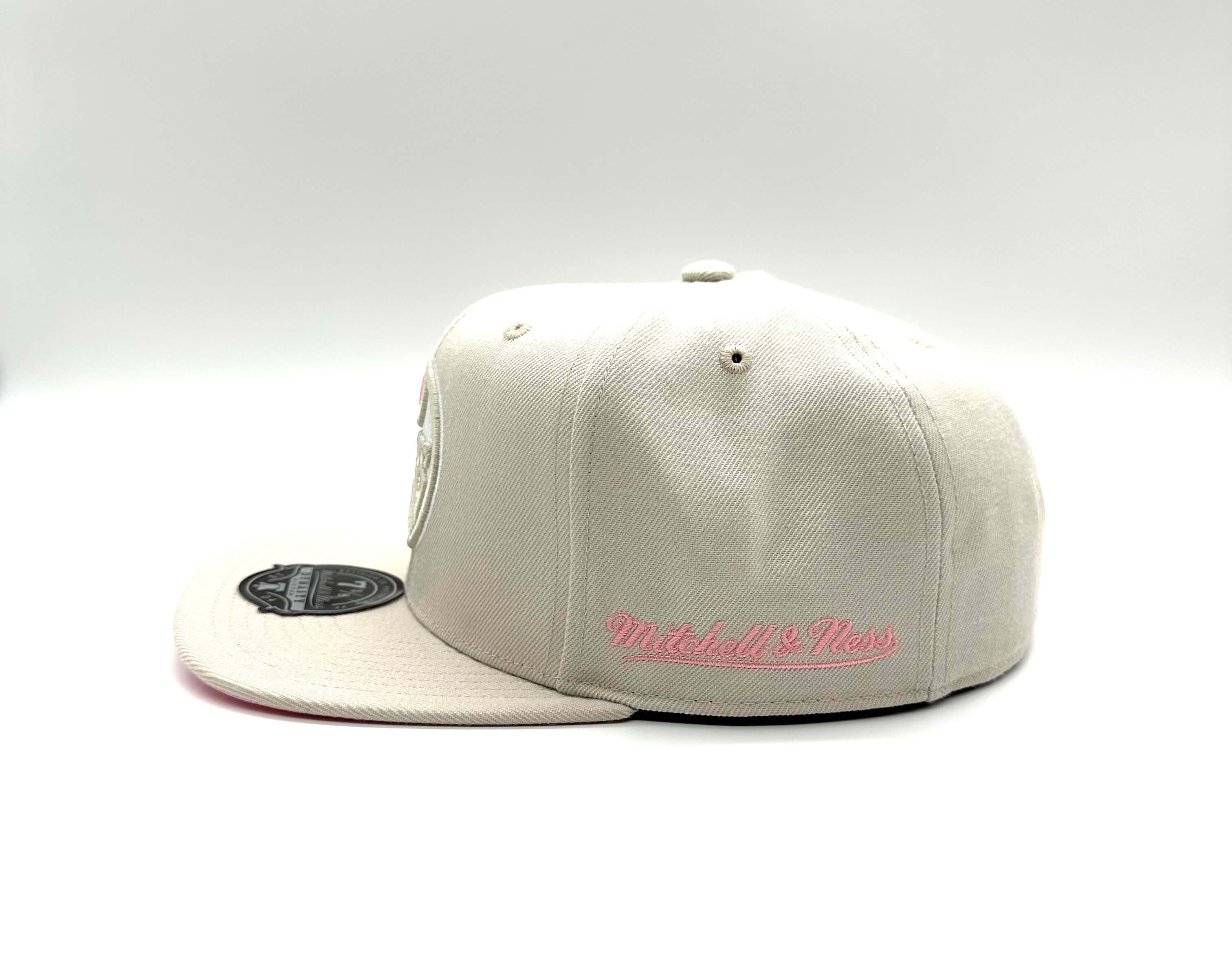 Edmonton Oilers Mitchell & Ness Stone Pink Fitted Hat - Grey - Sports ...