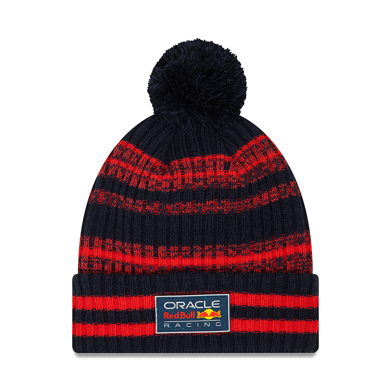 Oracle Red Bull Racing F1 New Era Sustainable Cuffed Knit Hat with Pom ...