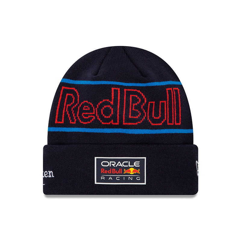 Oracle Red Bull Racing F1 2024 Max Verstappen New Era Team Cuffed Knit ...