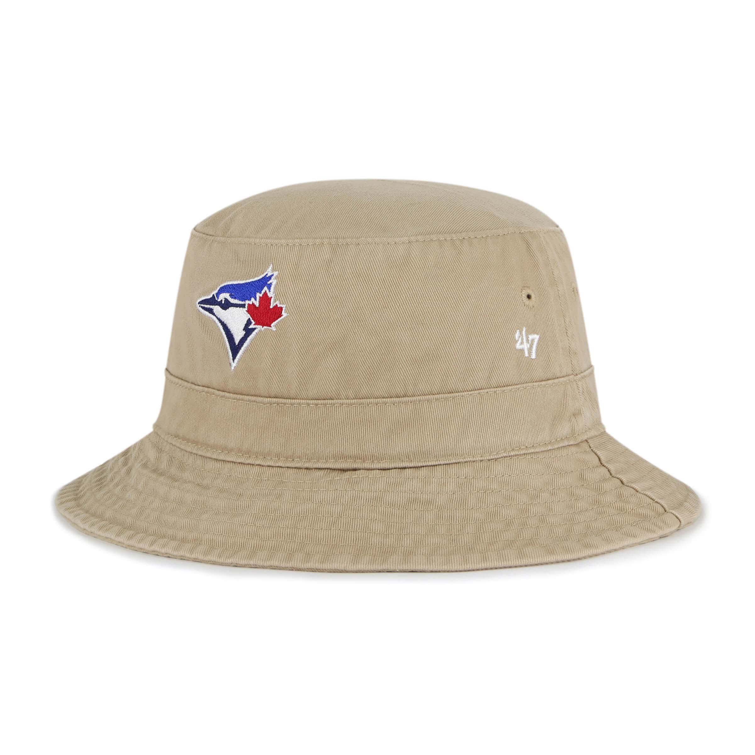 Toronto Blue Jays '47 Brand Bucket Hat - Khaki - Sports Closet