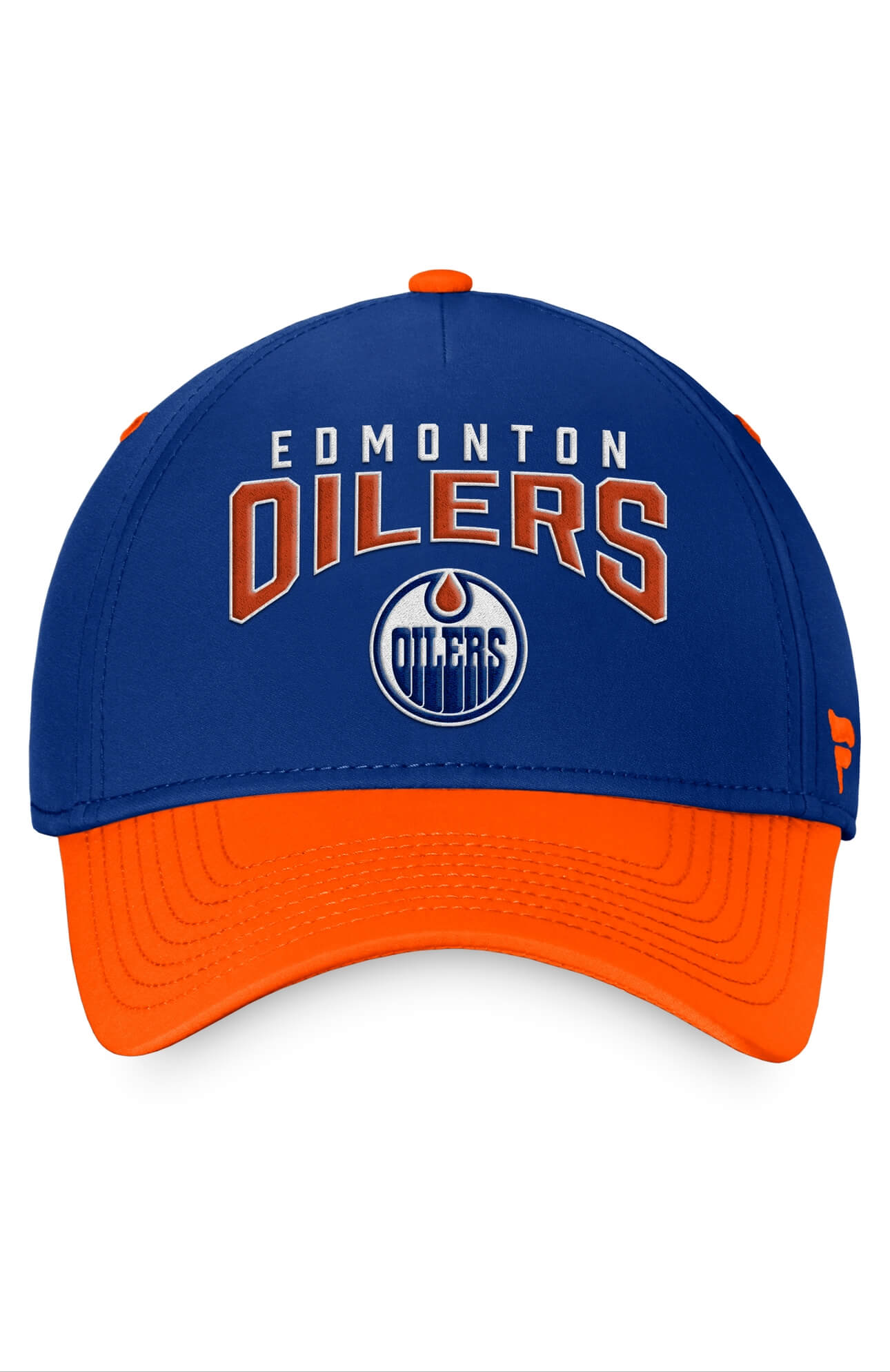 Edmonton Oilers Fanatics Fundamental Structured Flex Hat - Royal ...