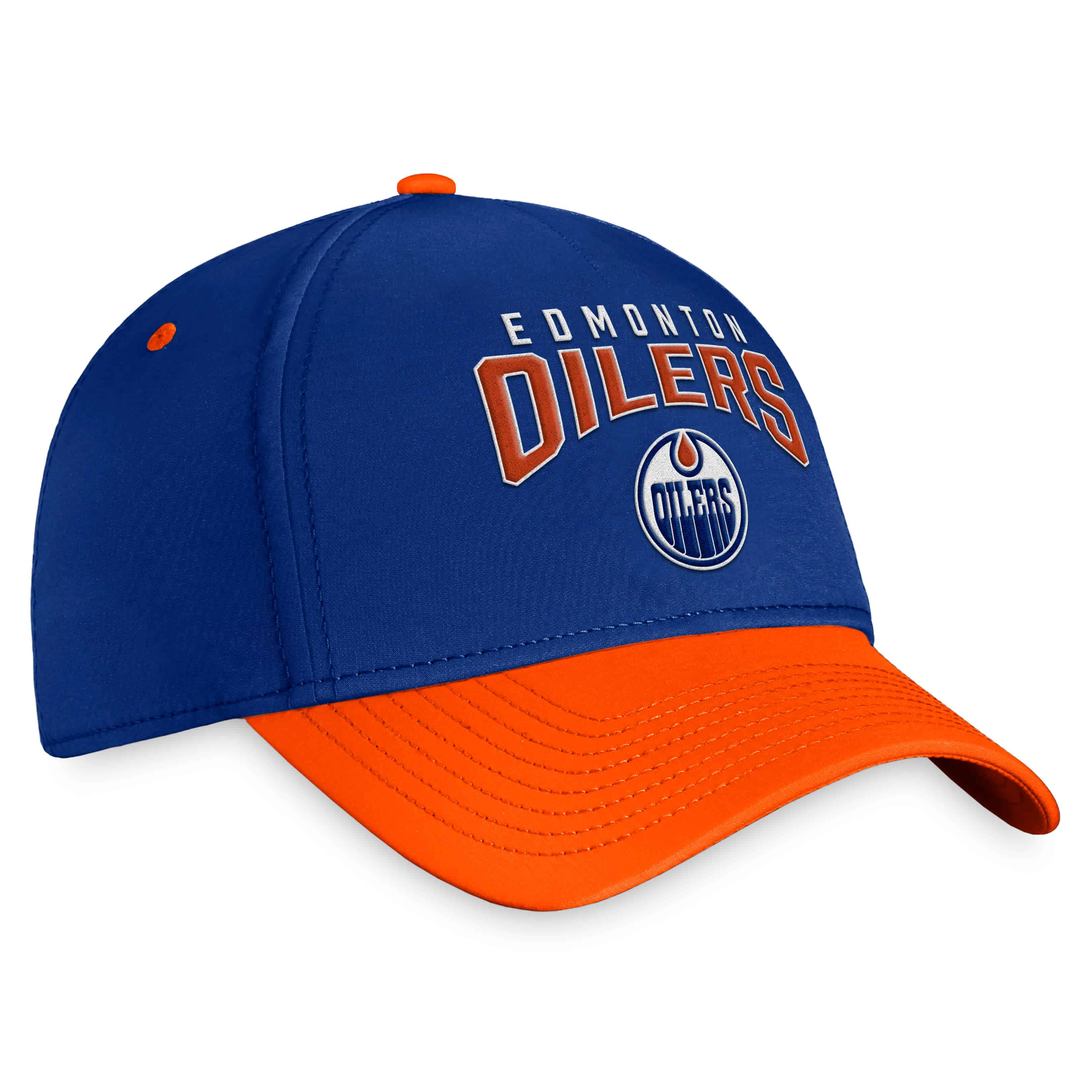 Edmonton Oilers Fanatics Fundamental Structured Flex Hat - Royal ...