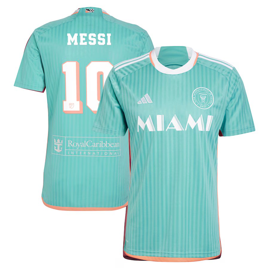Men's Inter Miami CF Lionel Messi Adidas 2024 Third Replica Jersey ...