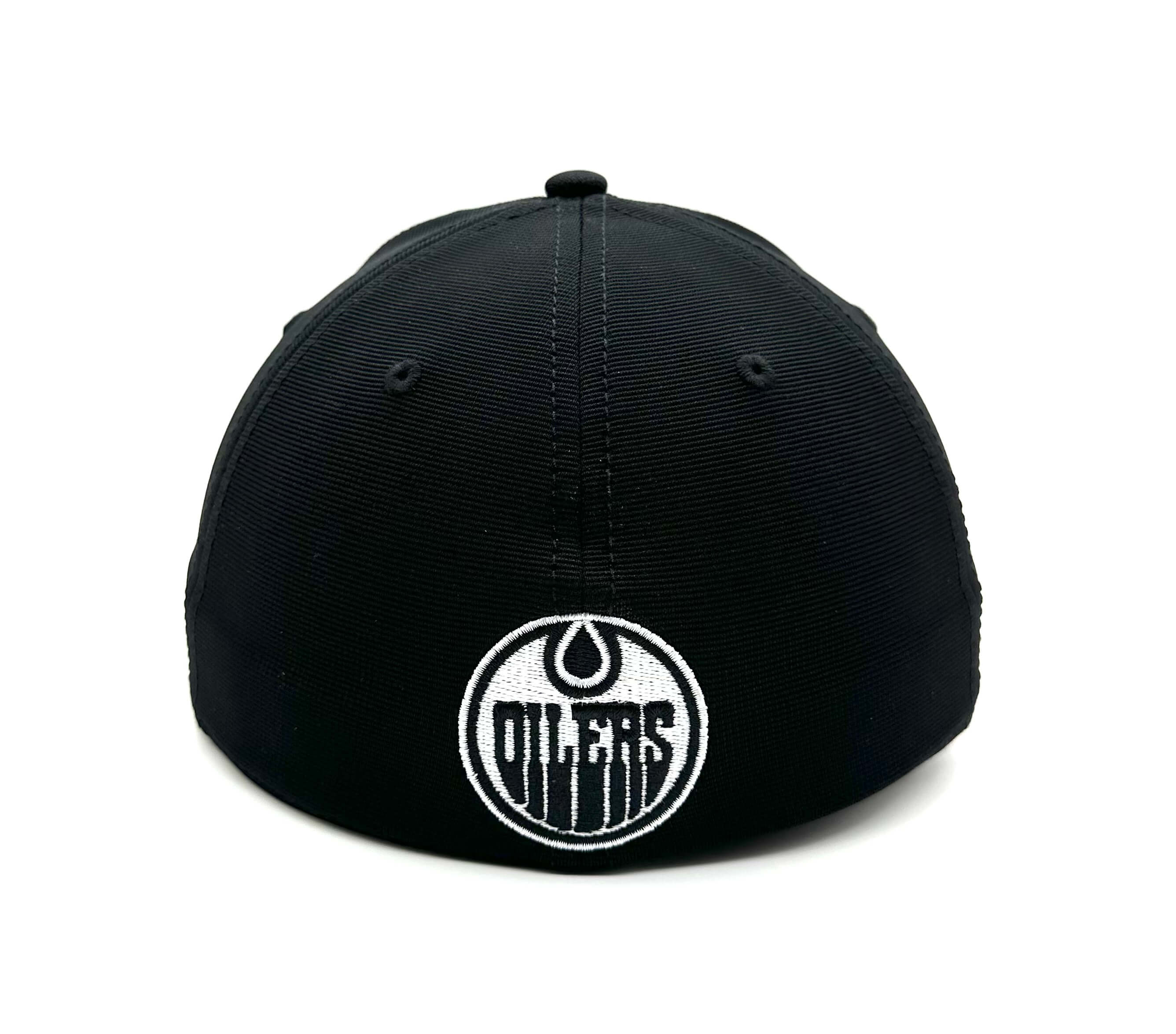 Edmonton Oilers American Needle Pop Shadow Oil Drop Flex Hat - Black ...
