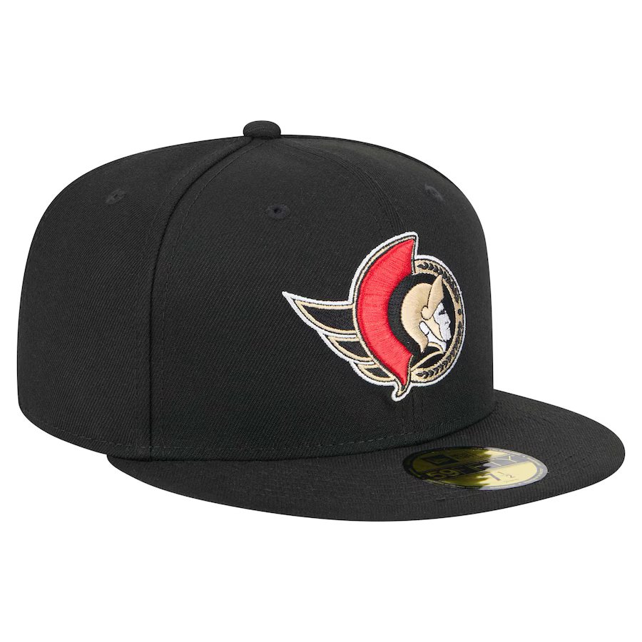 Ottawa Senators New Era Team Basic 59FIFTY Fitted Hat - Black - Sports ...