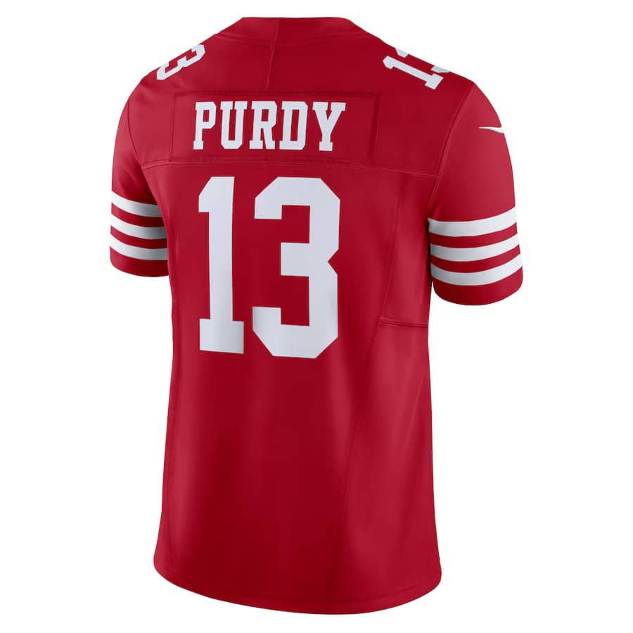 Men's San Francisco 49ers Brock Purdy Nike Vapor F.U.S.E. Limited ...