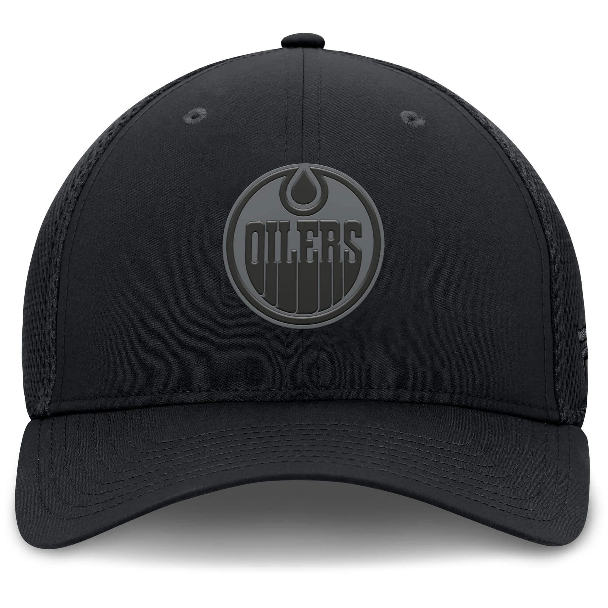 Edmonton Oilers Fanatics Authentic Pro Road Flex Hat - Black - Sports ...