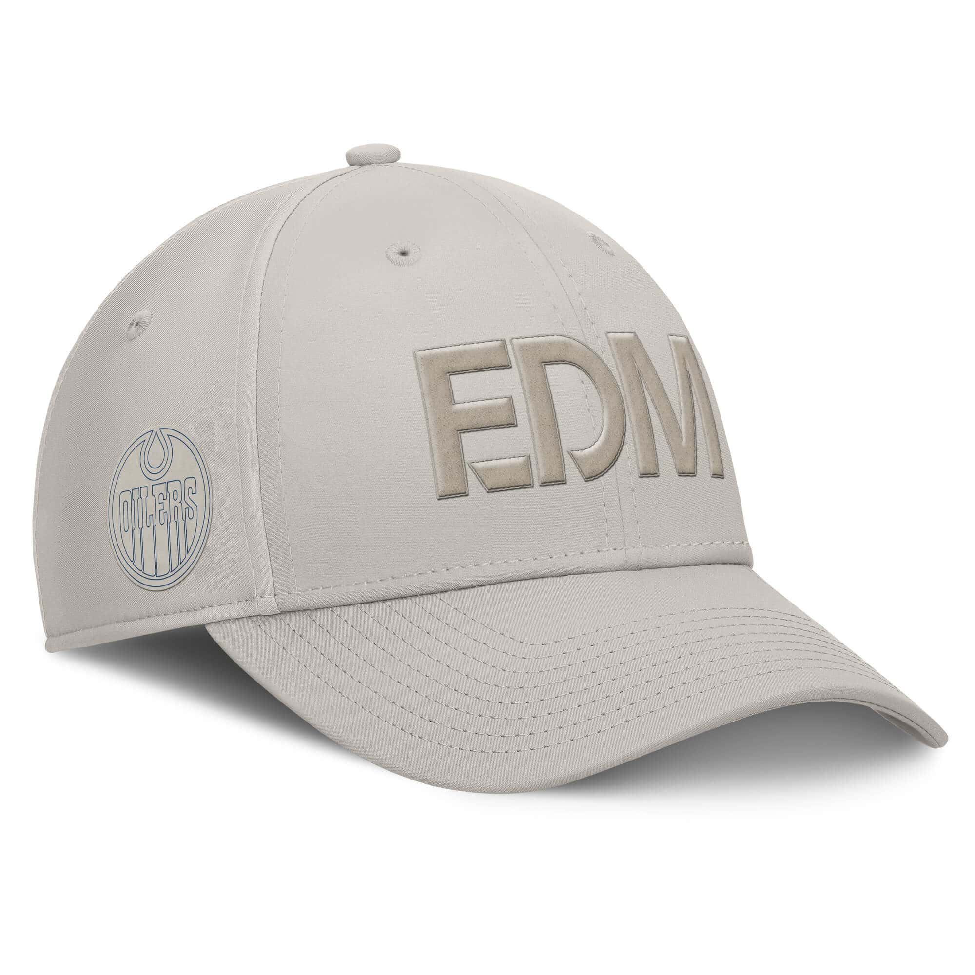 Edmonton Oilers Fanatics Authentic Pro Road Flex Hat - Cream - Sports ...
