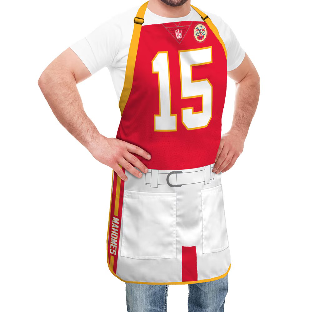 Kansas City Chiefs Patrick Mahomes NFL Jersey Apron - Sports Closet