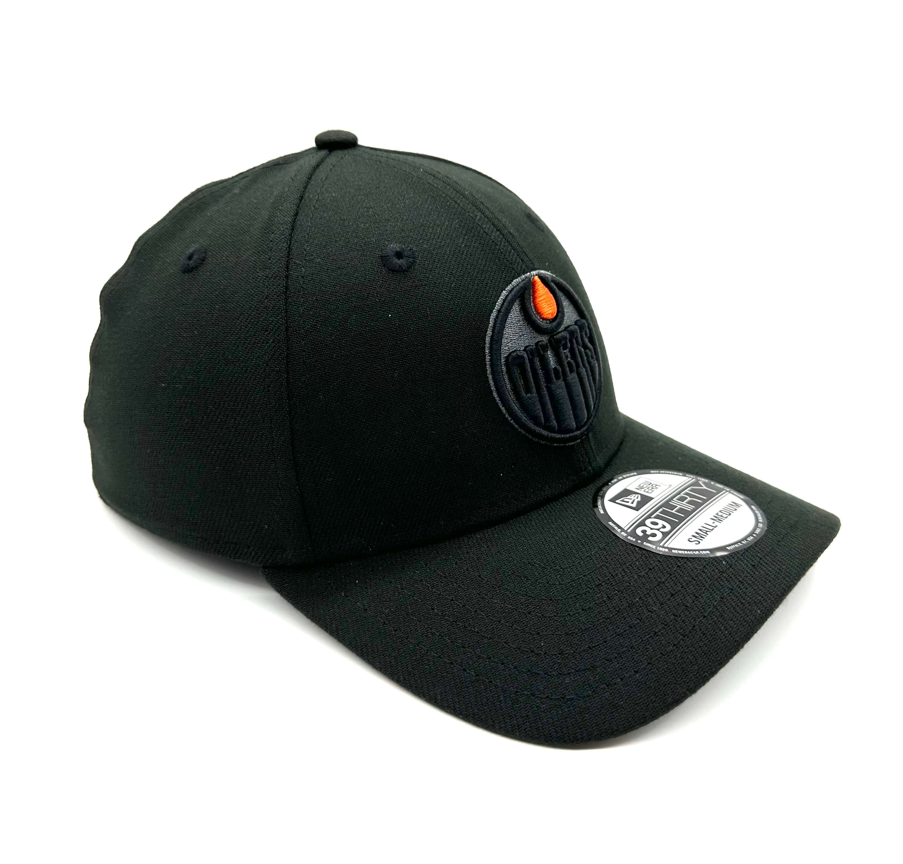 Edmonton Oilers New Era Pop Shadow 39THIRTY Flex Hat - Black - Sports ...