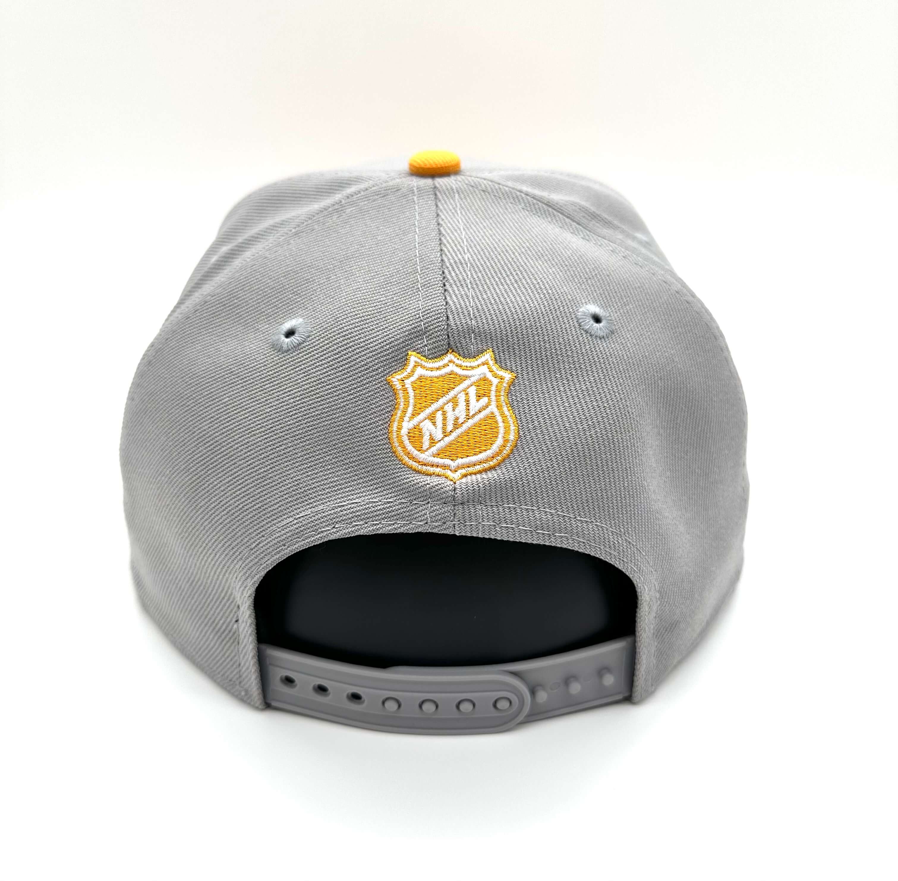 Edmonton Oilers New Era 9FORTY A-Frame Snapback Adjustable Hat - Grey ...