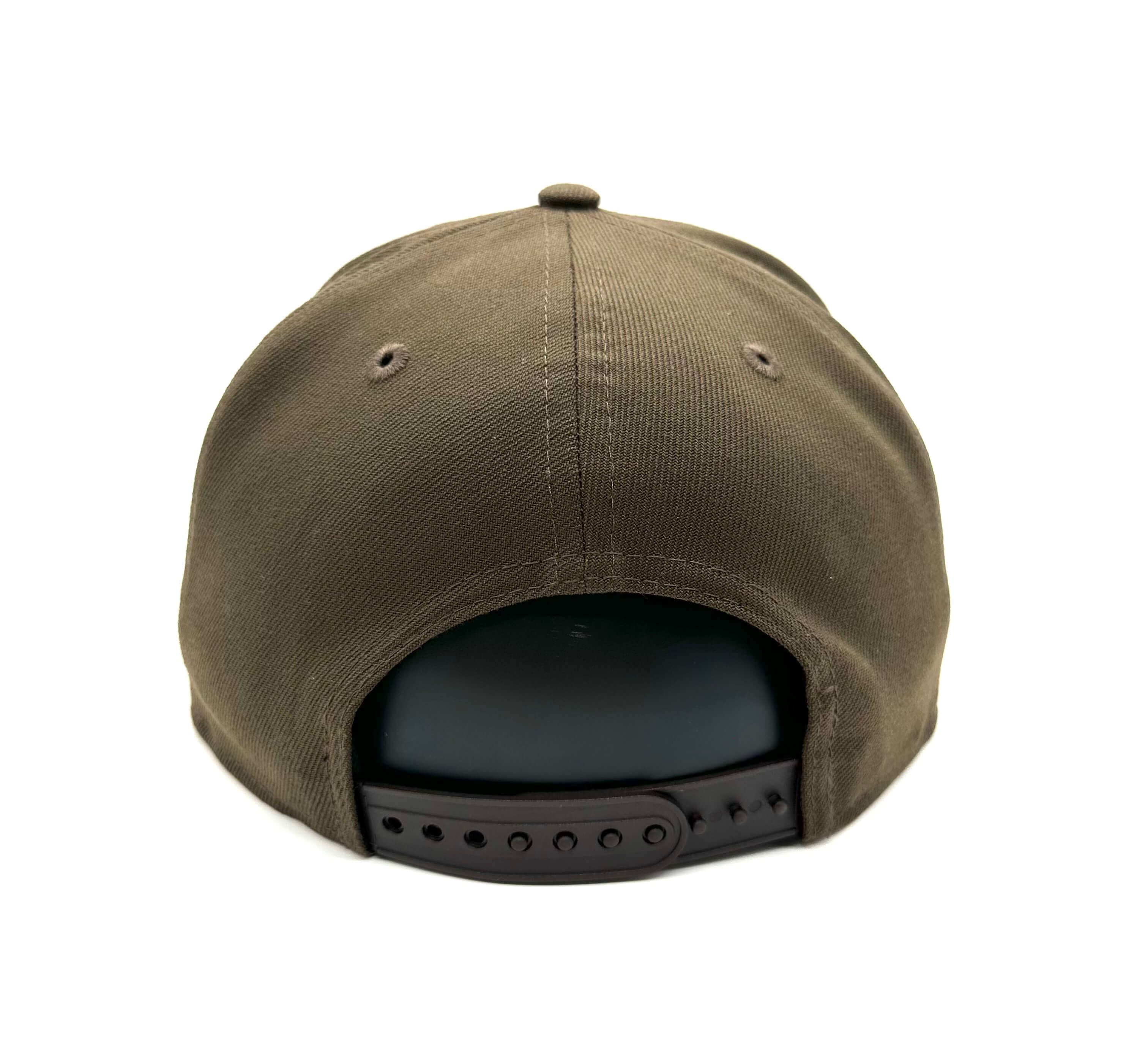 Edmonton Oilers New Era Walnut 9FIFTY Snapback Hat - Brown - Sports Closet