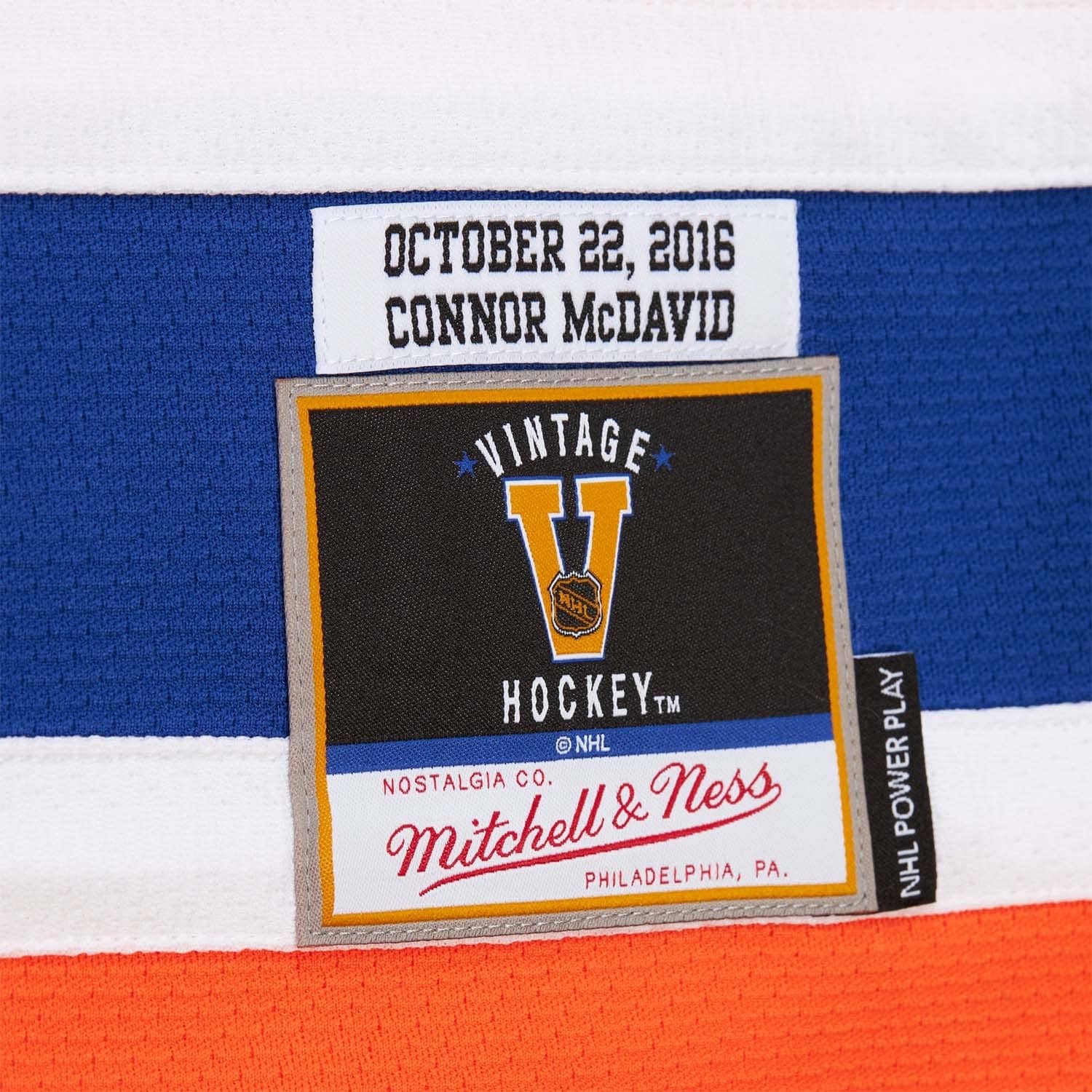 Men's Edmonton Oilers Connor McDavid Mitchell & Ness 2016 Heritage ...