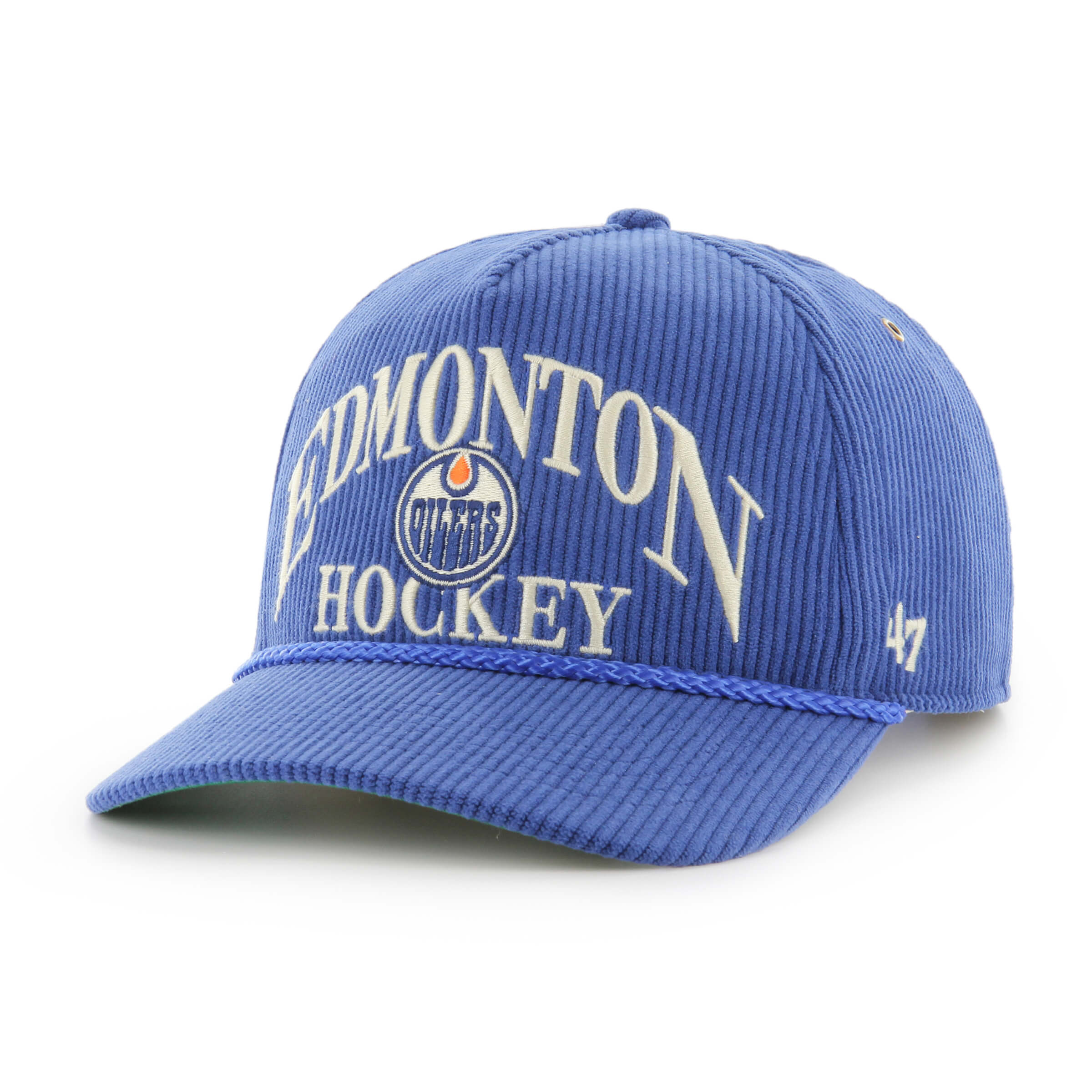 Edmonton Oilers '47 Brand Pitchout Rope Hitch Adjustable Hat - Sports ...