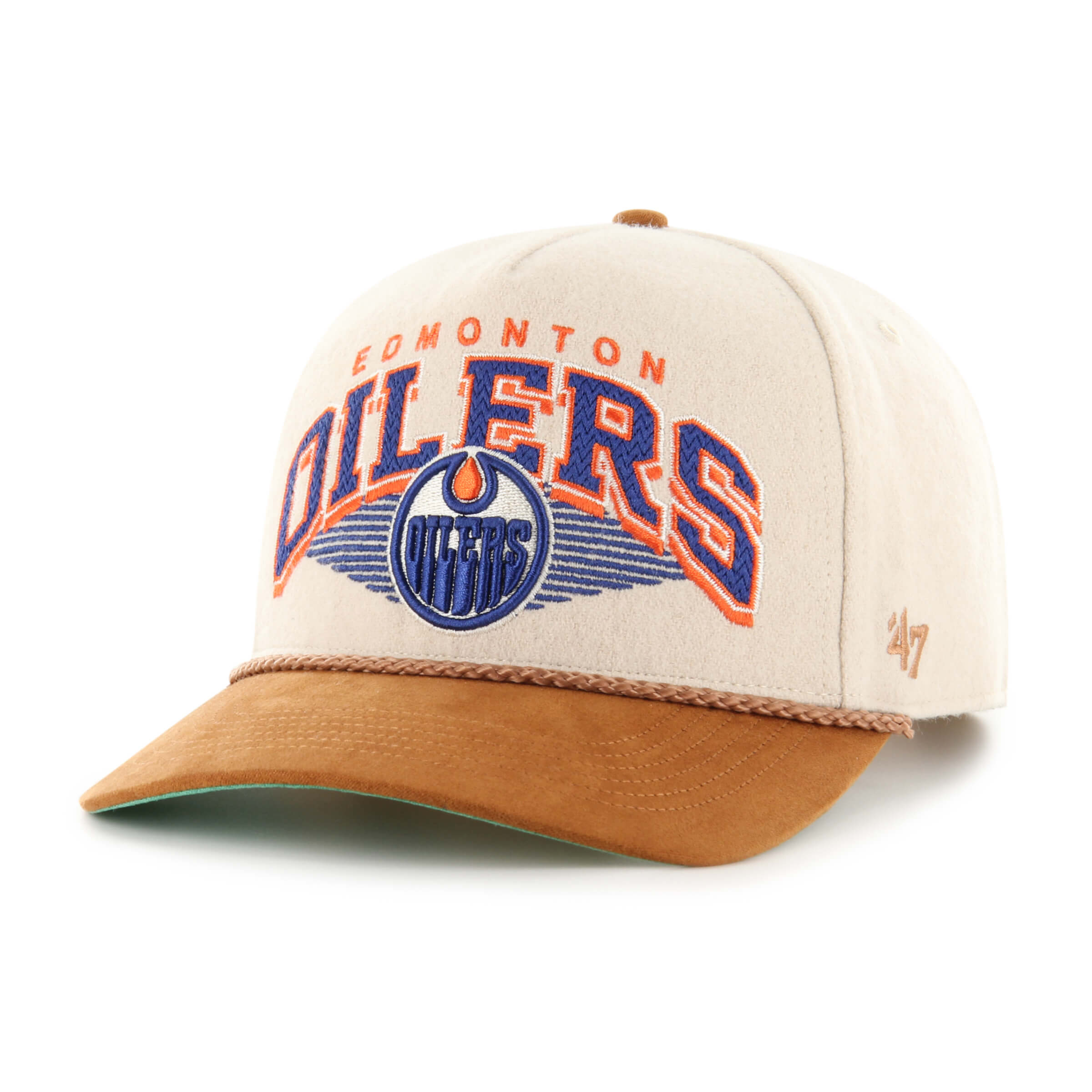 Edmonton Oilers '47 Brand Pomona Wool Rope Hitch Adjustable Hat ...